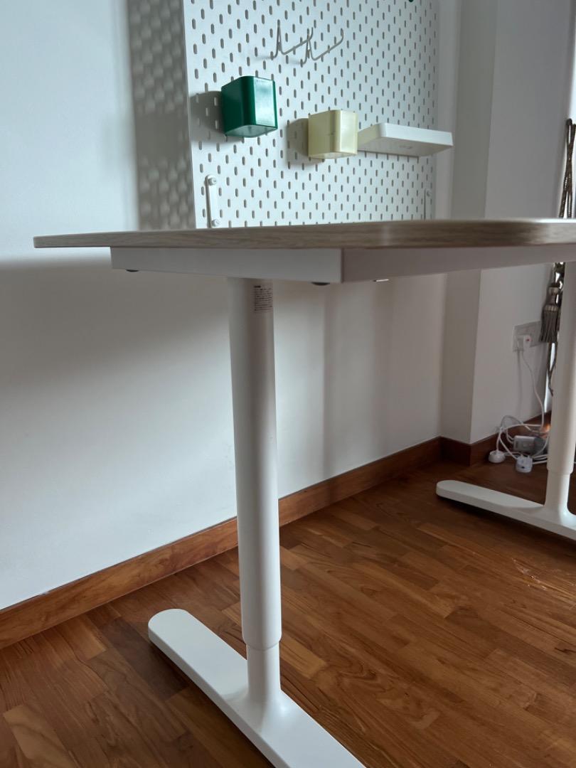 Ikea Bekant desk 120x80cm, Furniture & Home Living, Furniture, Tables & Sets on Carousell
