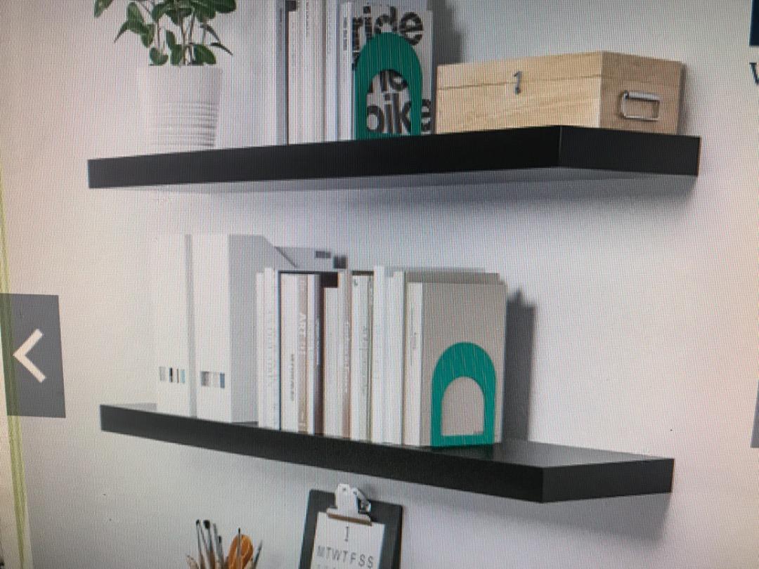 Ikea lack wall shelf art deco rack for 3 nos the price rm90, Furniture ...