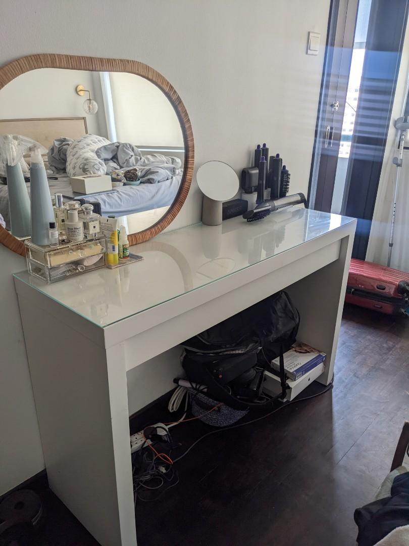 IKEA Malm Dressing Table, Furniture & Home Living, Furniture, Tables ...