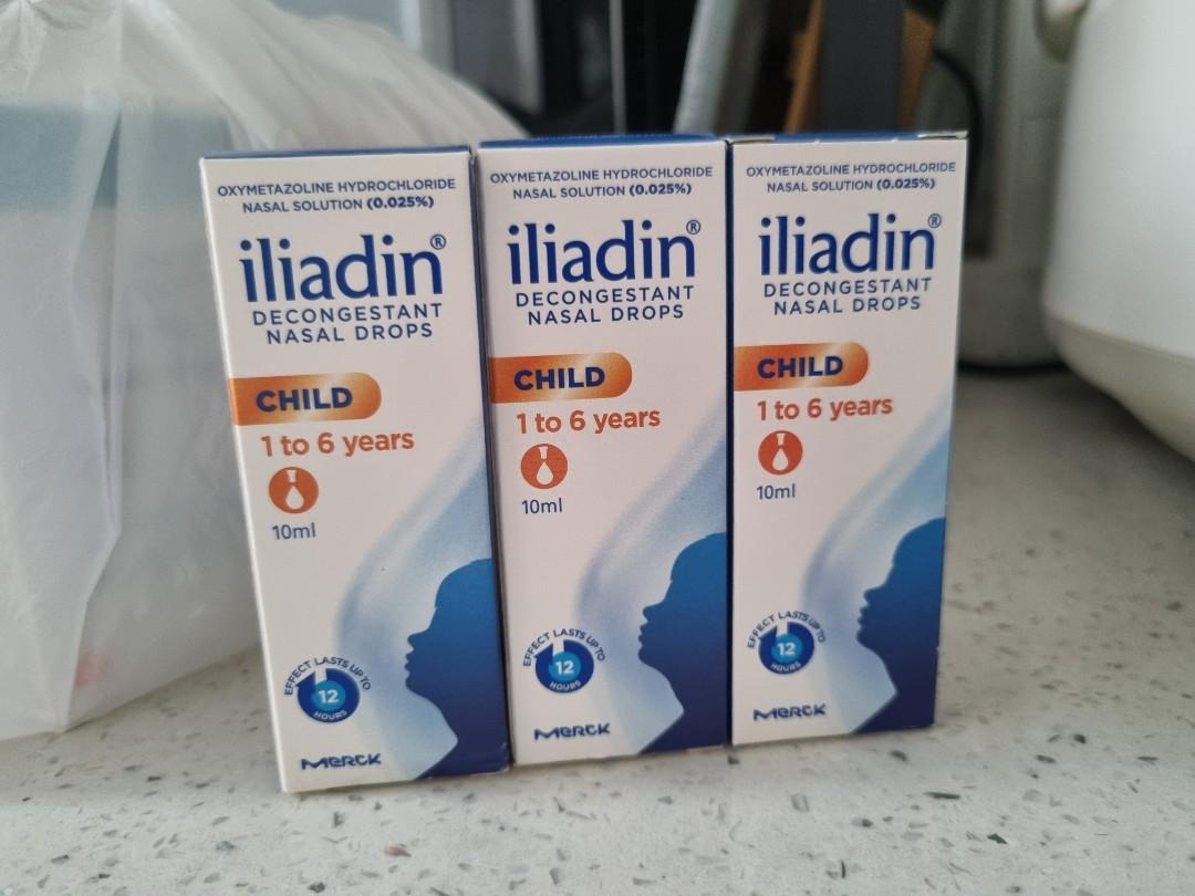 Iliadin Decongestant Nasal Drop, Health & Nutrition, Medical Supplies ...