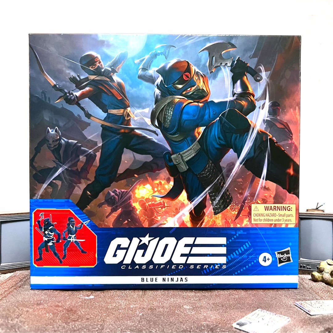 [In hand] Hasbro GI G.I. Joe Classified Series Blue Ninja, Hobbies ...