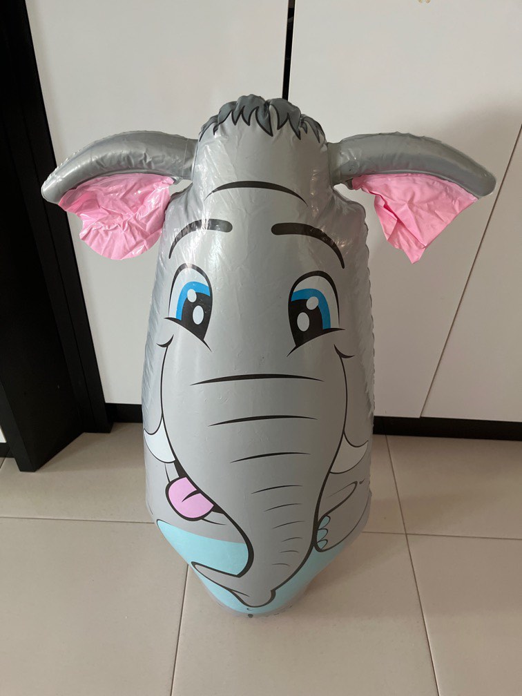 Inflatable Elephant Bouncing (91cm), Babies & Kids, Infant Playtime on ...