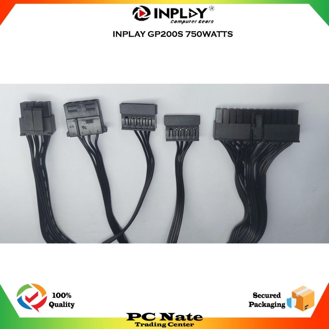 Inplay GP200S Power Supply Unit 750w (PSU)., Computers & Tech, Parts ...