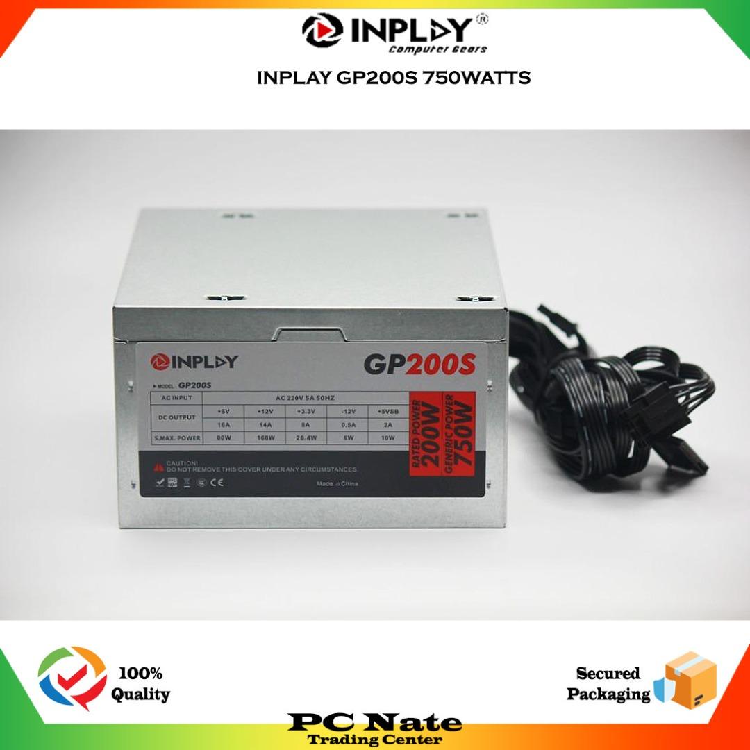 Inplay GP200S Power Supply Unit 750w (PSU)., Computers & Tech, Parts ...