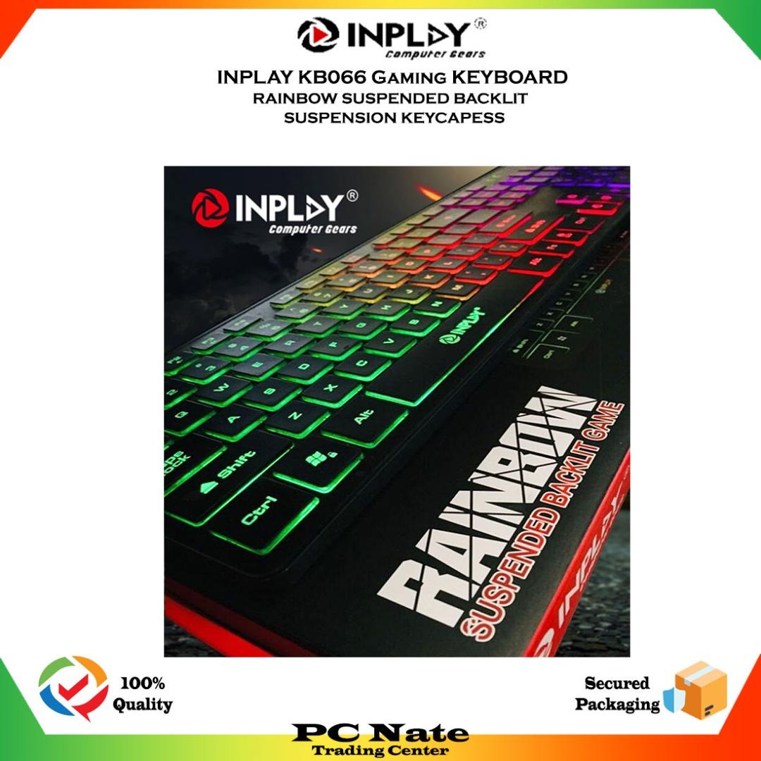 INPLAY KB066 SMOOTH TOUCH KEYBOARD FOR DESKTOP PC / LAPTOP, Computers ...