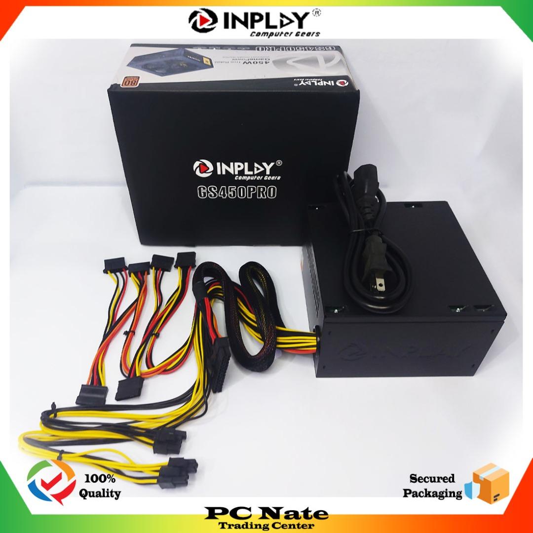 INPLAY PSU GS450Pro (450W) 80Plus Bronze Trust Worthy and Efficient ...