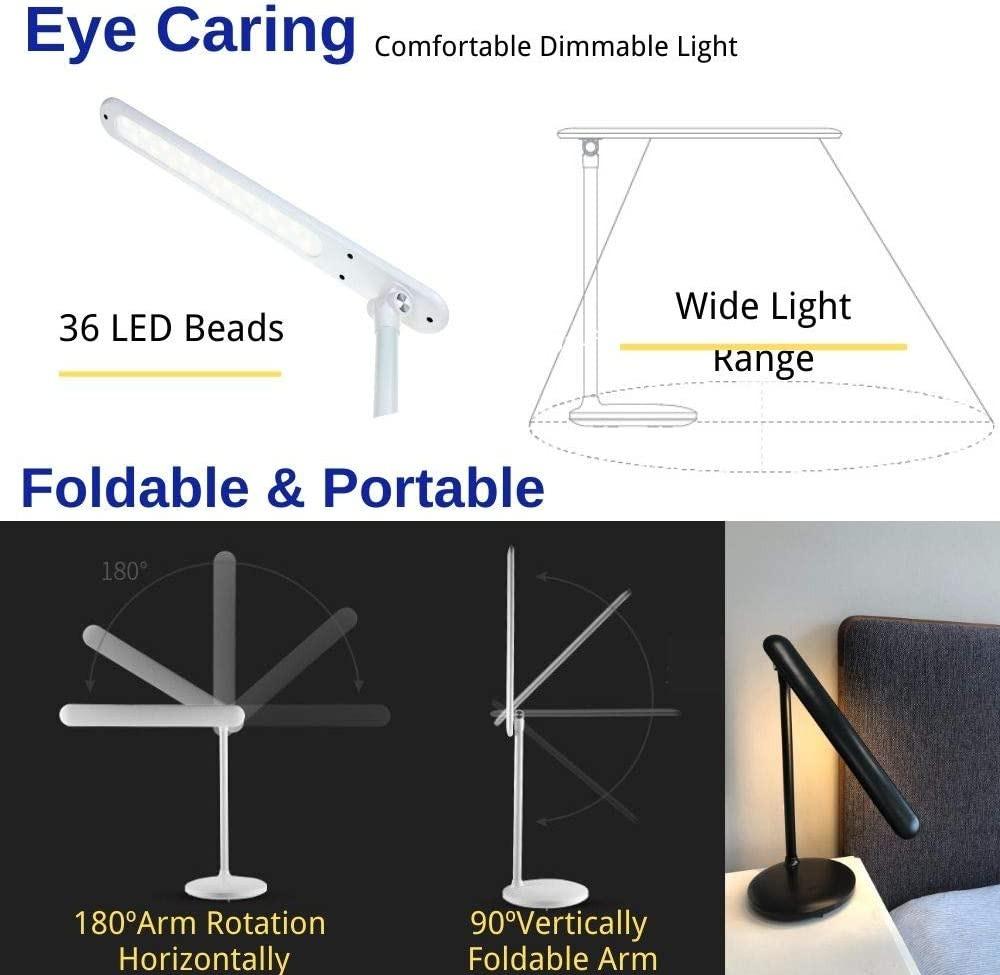 [instock] ampm LED Desk Lamp, Eye Caring Table Lamps, Dimmable, 3 Light ...