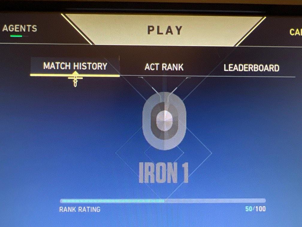 Iron 1 Ranked Currently EP5 ACT2 Valorant Smurf Account, Video Gaming ...