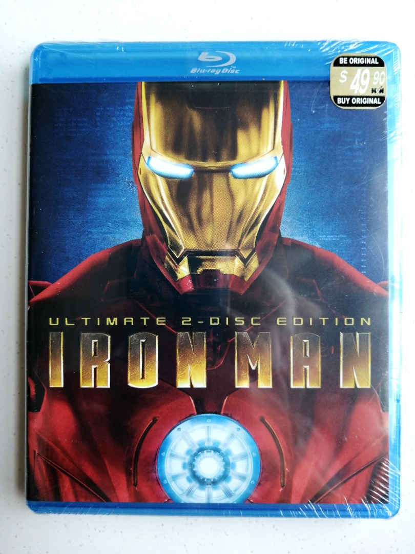 Iron Man 1 [Sealed. Unopen] (Genuine Blu-Ray, Amazon USA Imported ...