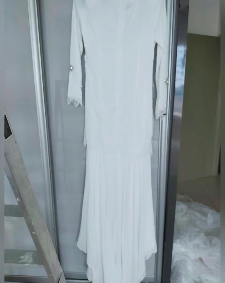 Jeslina Minimalace Dress Nikah/Tunang/Wedding, Women's Fashion ...