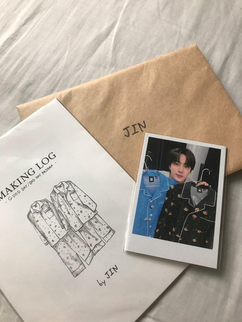 Jin Sealed Artist Made Merch Making log with PC, Hobbies & Toys ...