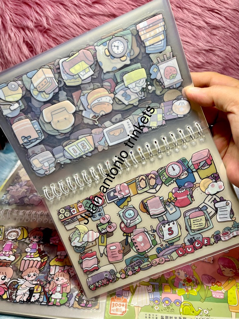 Kawaii Waterproof Cute Sticker Book, Hobbies & Toys, Stationary & Craft ...