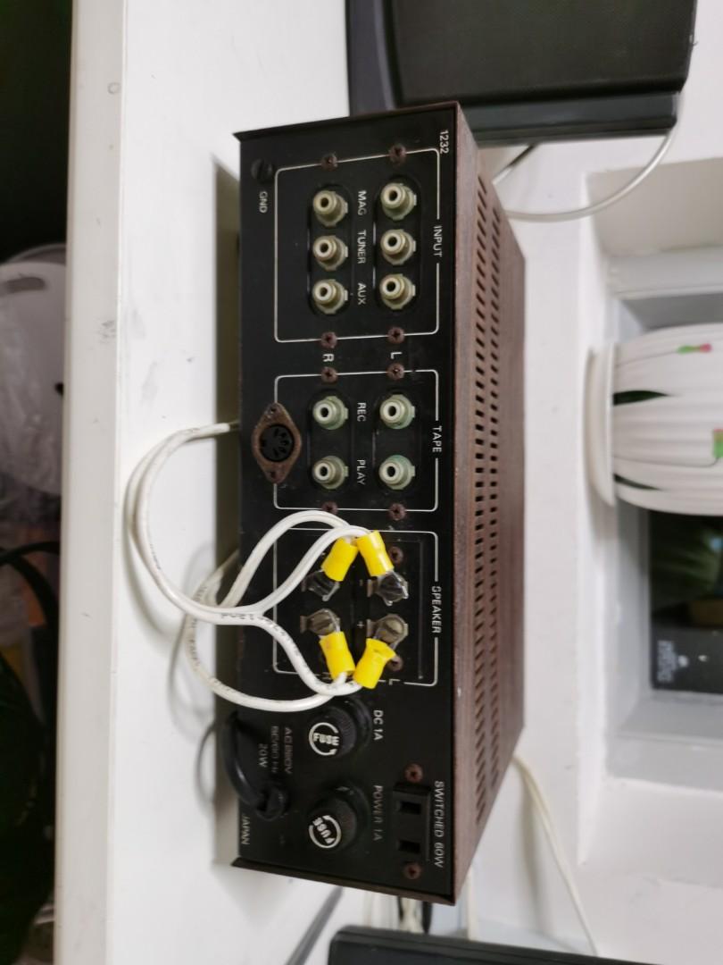 Vintage KE MINI STEREO AMPLIFIER Made in Japan, 音響器材, Soundbar、揚聲器、藍牙喇叭 ...