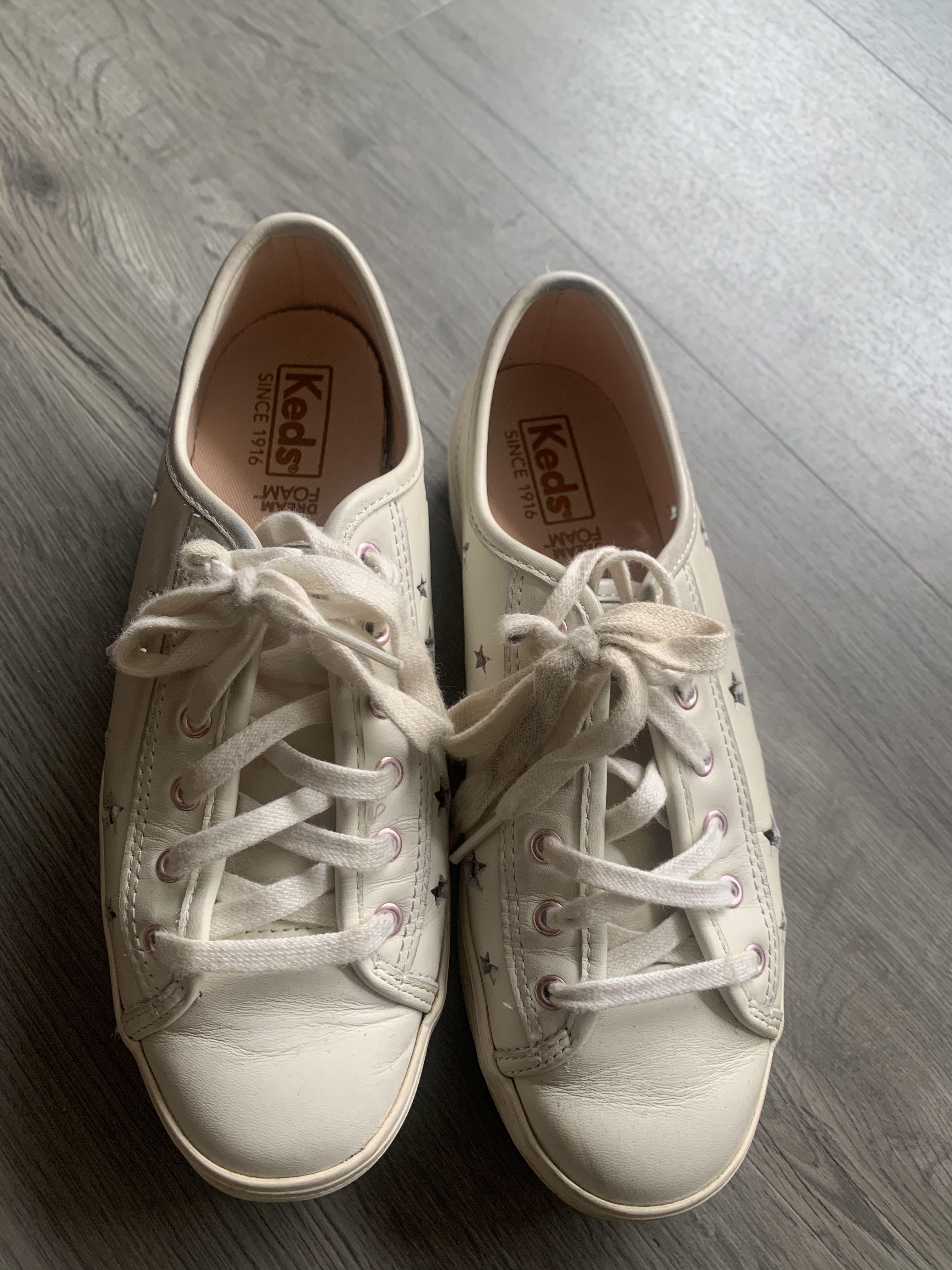 Keds Triple Kick Star Leather, Women's Fashion, Footwear, Sneakers on ...