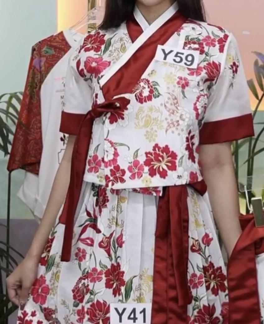 Kimono Batik Hanbok Top ( white), Women's Fashion, Tops, Blouses on ...