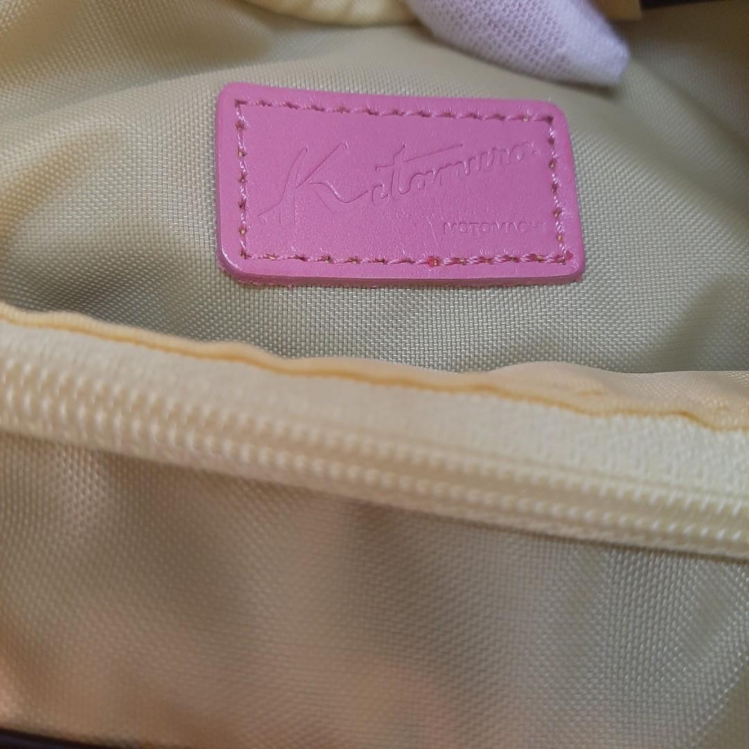 Kitamura Motomachi bright brown mini Tote bag stitching embroidery made ...