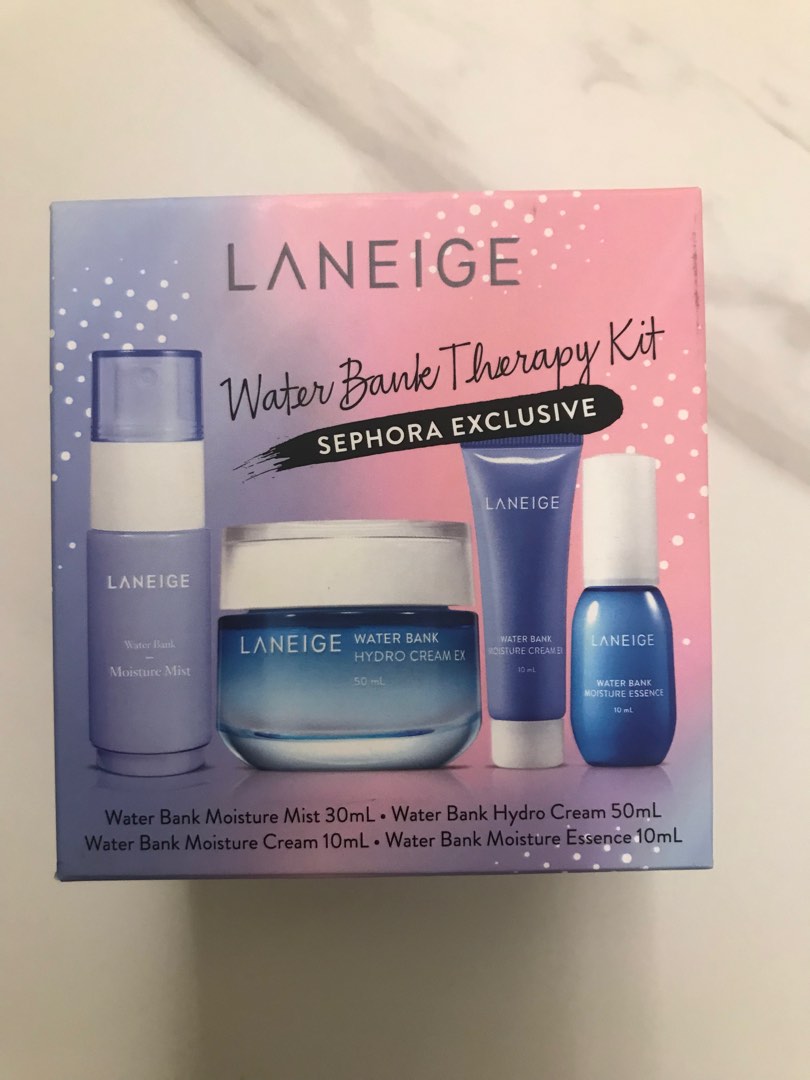 LANEIGE Water Bank Therapy Kit (Gift Set), Beauty & Personal Care, Face ...