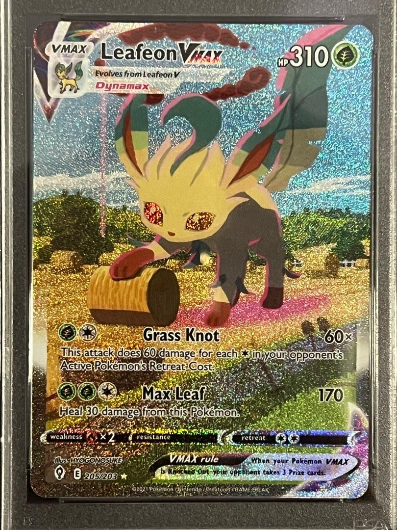 Leafeon VMax Evolving Skies PSA 10 - Alternate Art, Hobbies & Toys ...