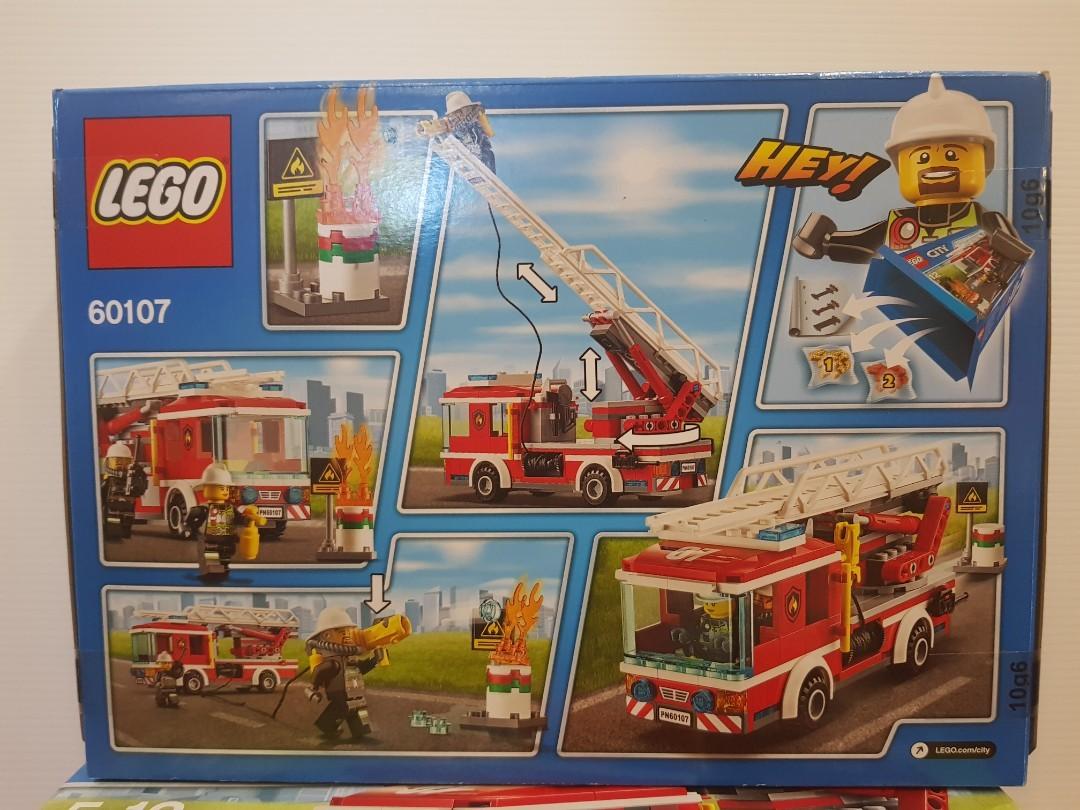 Lego 60107 Fire Ladder Truck, Hobbies & Toys, Toys & Games on Carousell