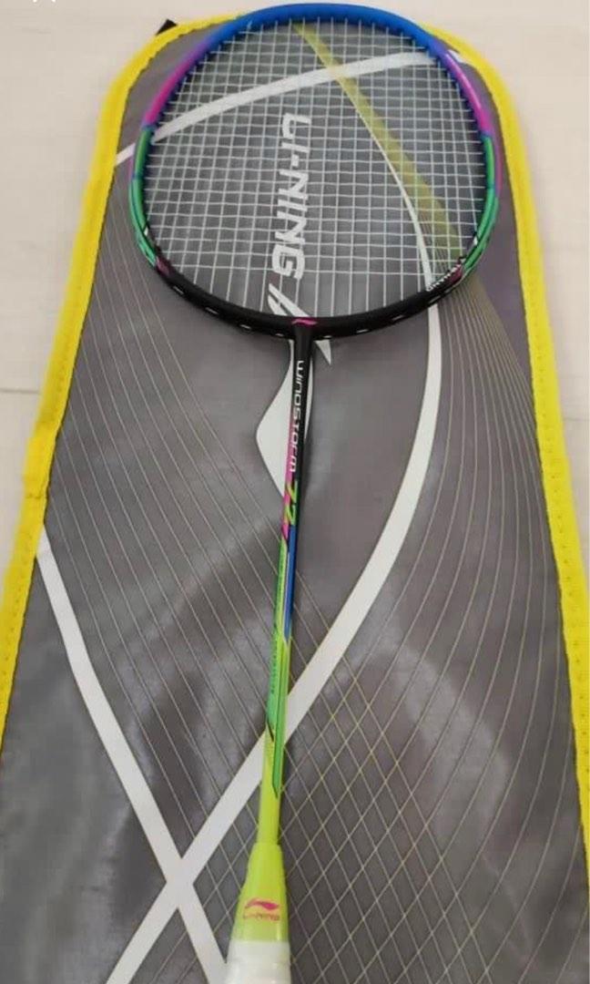 Li Ning Windstorm 72 (luminous blue), Sports Equipment, Sports & Games ...