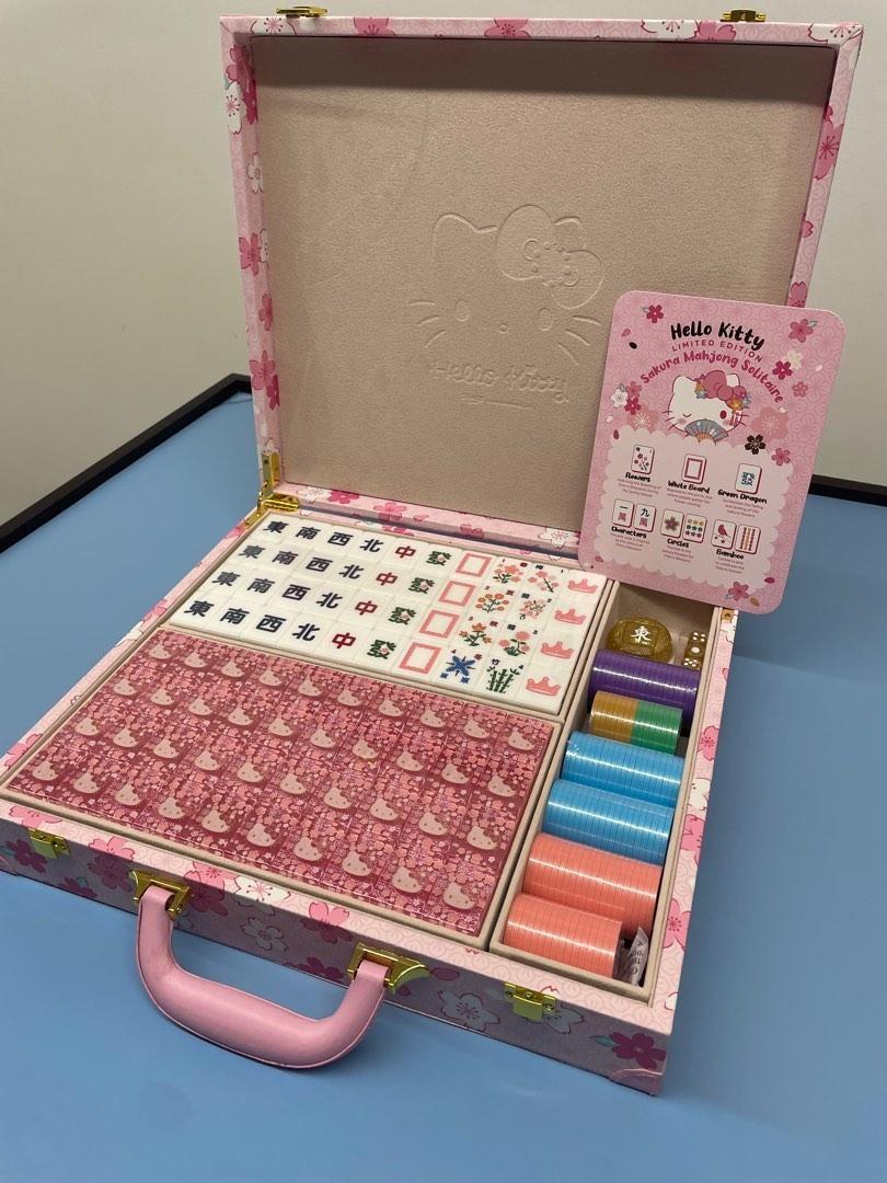 [Limited Edition] Sakura Hello Kitty Mahjong Set, Hobbies & Toys, Toys ...