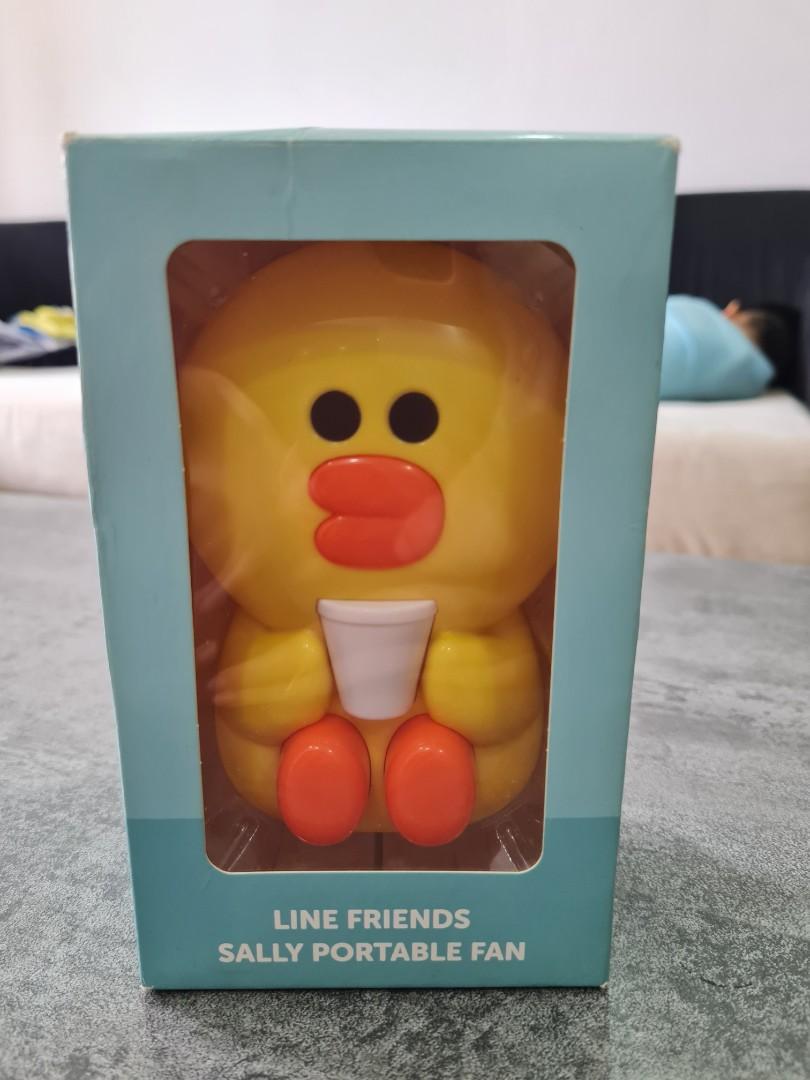 Line Friends Sally Portable Fan, Hobbies & Toys, Toys & Games on Carousell