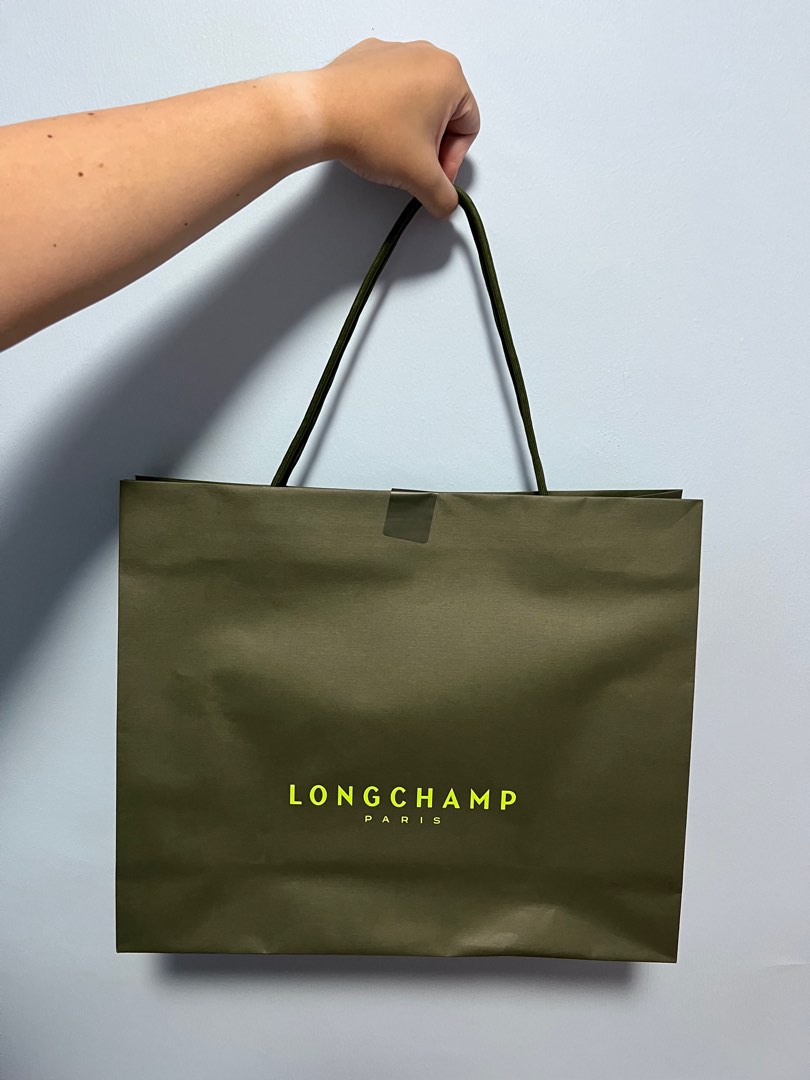Longchamp and Coach paper bag & box thick quality , Luxury, Bags ...