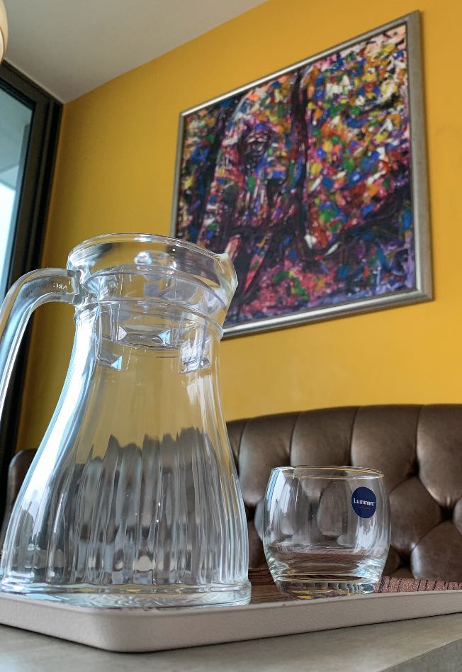 Luminarc Bucolique Pitcher + 4 Glasses, Furniture & Home Living ...