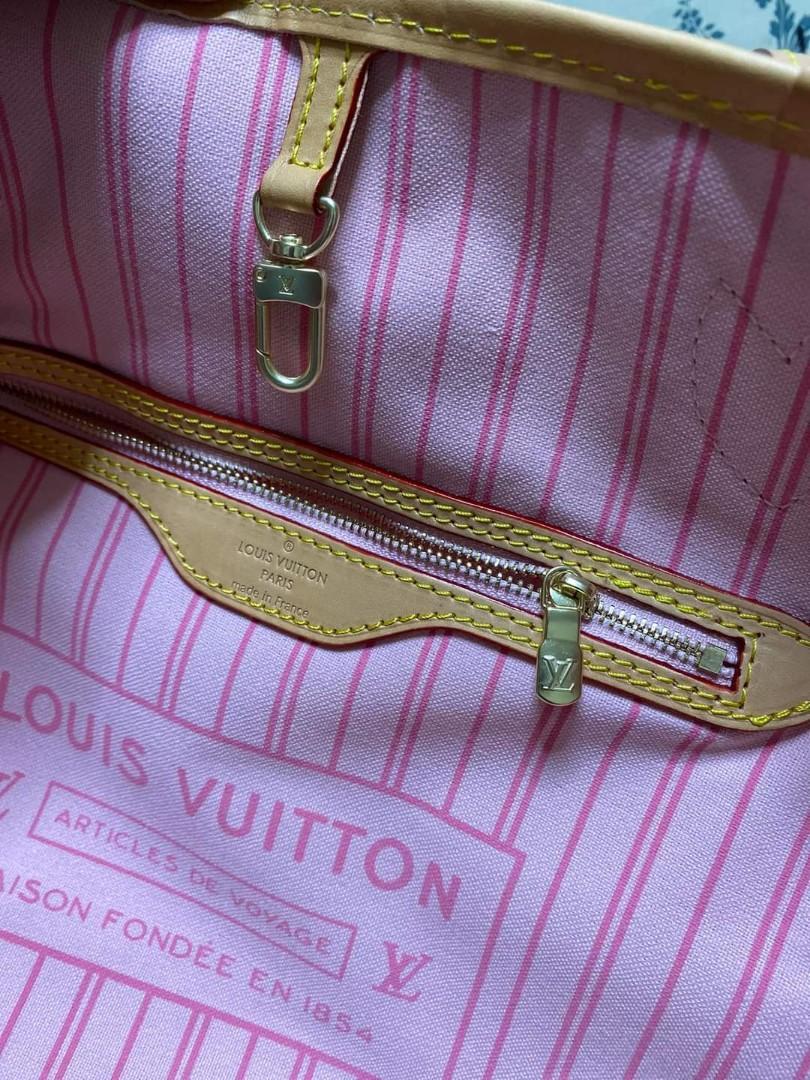 LV azur neverfull, Luxury, Bags & Wallets on Carousell