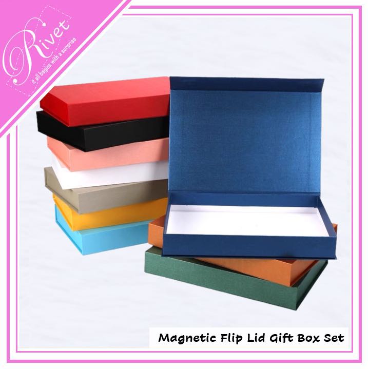 Magnetic Flip Gift Box Set Hard Cover High Quality Corporate Gift ...