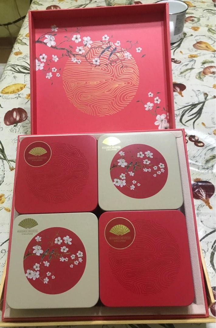 Mandarin Oriental Singapore moon cake box, Furniture & Home Living ...