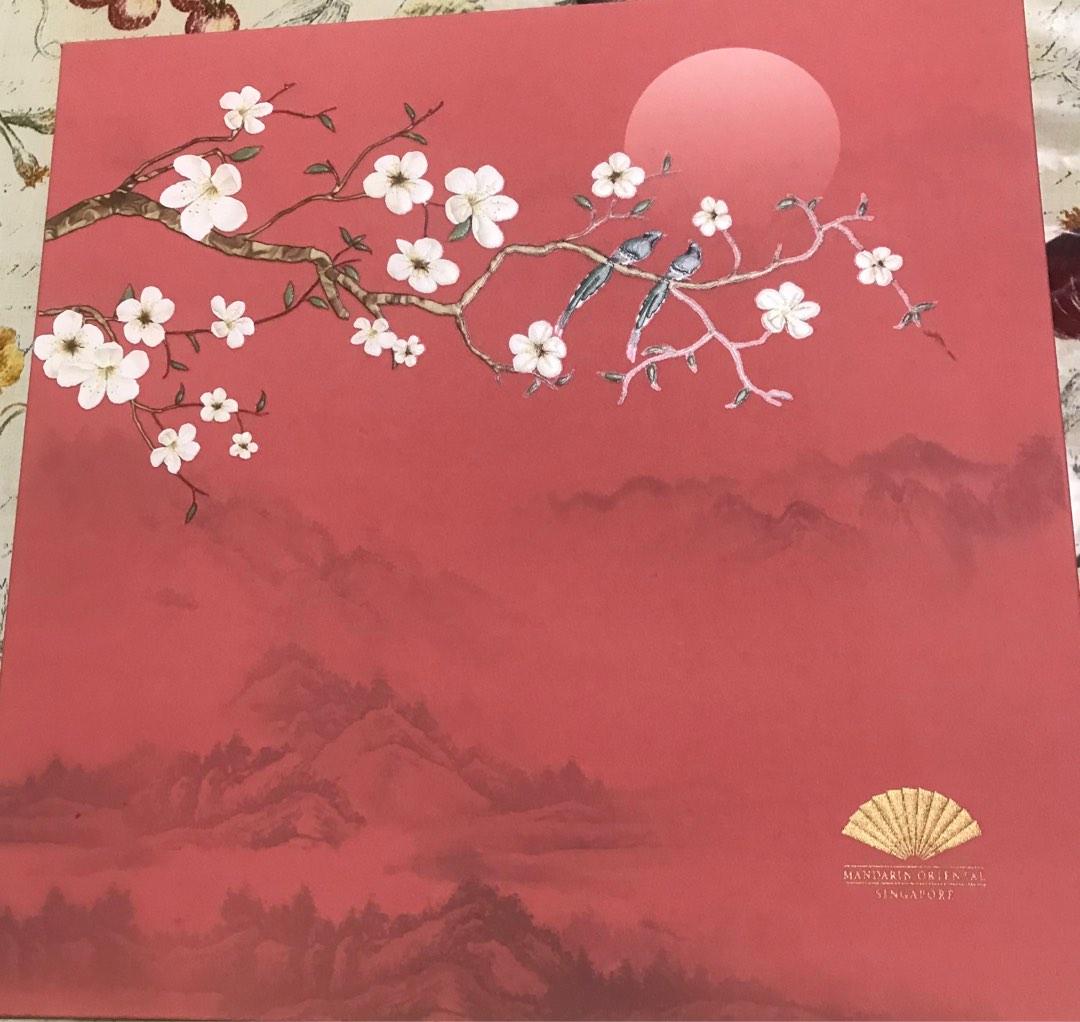Mandarin Oriental Singapore moon cake box, Furniture & Home Living ...