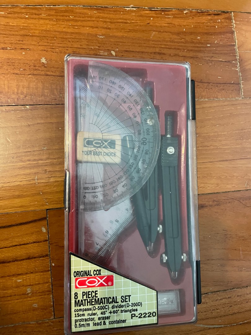 Mathematical set, Hobbies & Toys, Stationery & Craft, Other Stationery ...