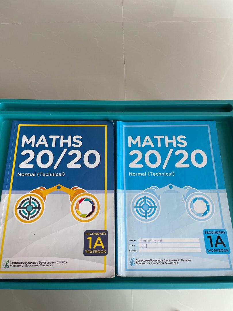 Maths 20/20 Normal (Technical) Secondary 1B Workbook, Hobbies & Toys ...