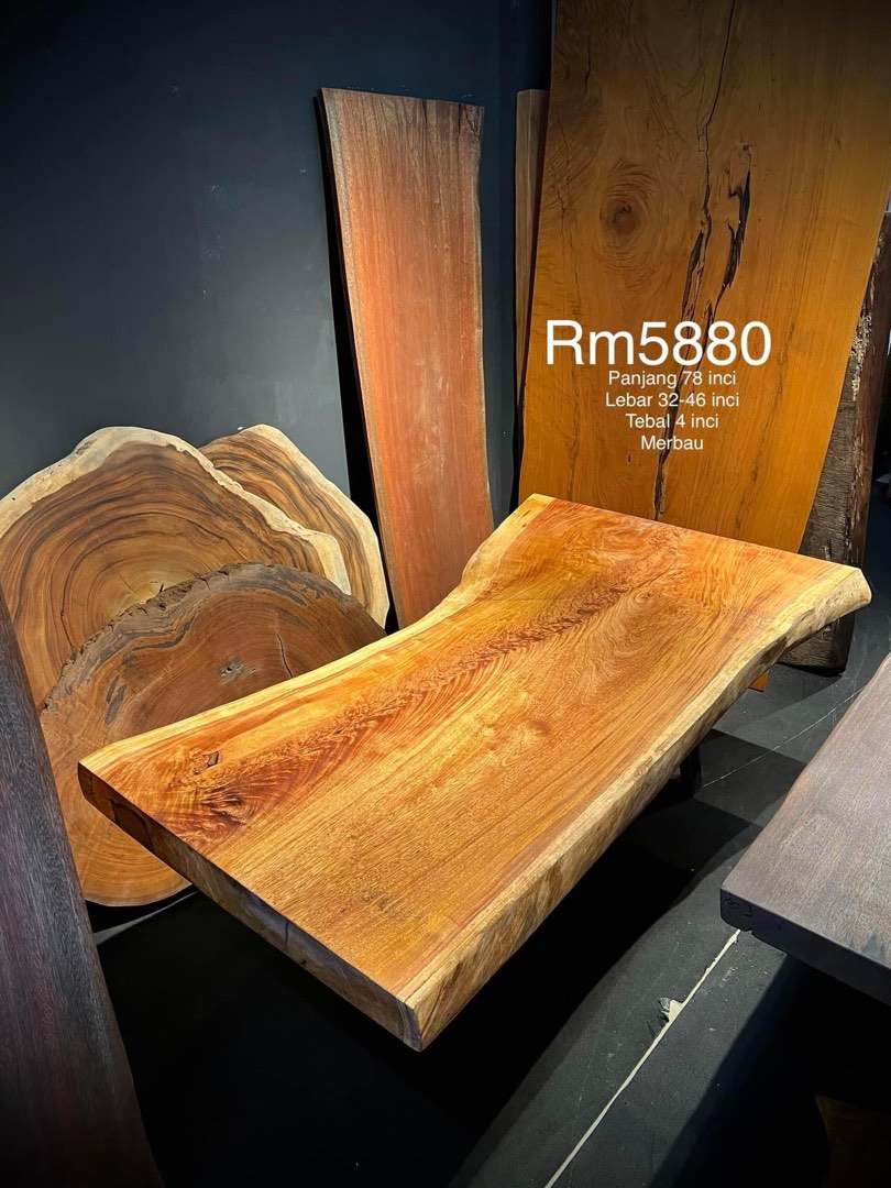 MERBAU TABLE, Furniture & Home Living, Furniture, Tables & Sets on ...