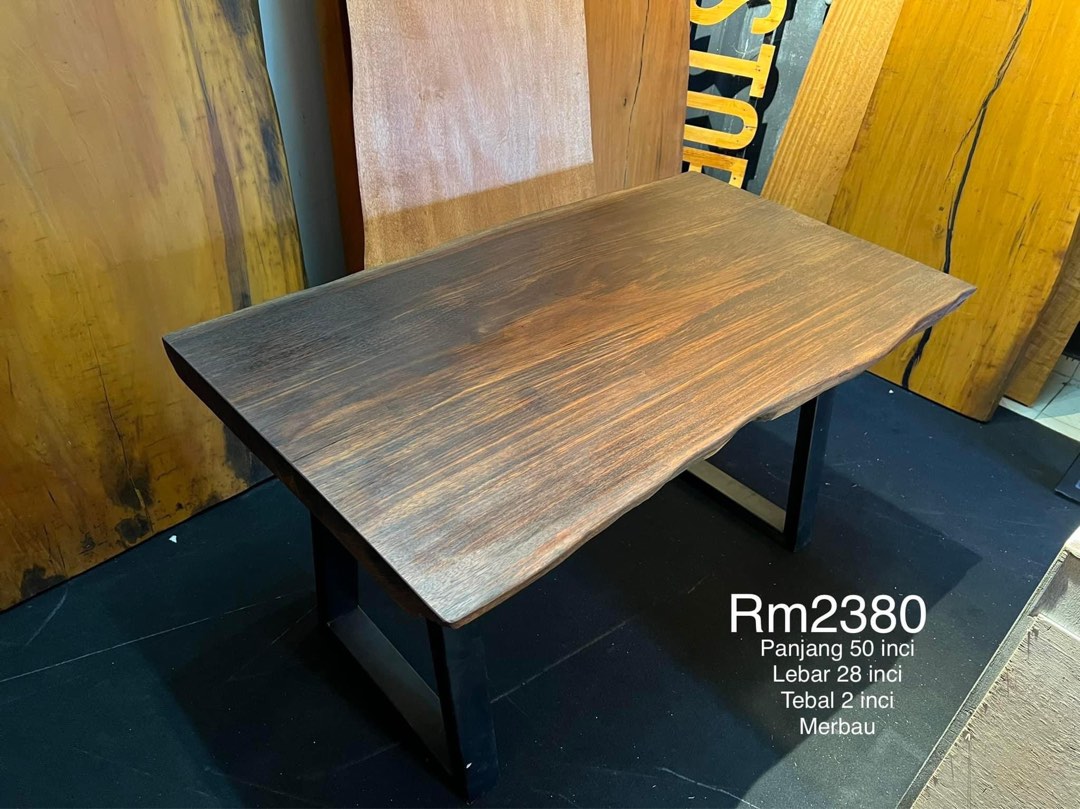 MERBAU TABLE, Furniture & Home Living, Furniture, Tables & Sets on ...