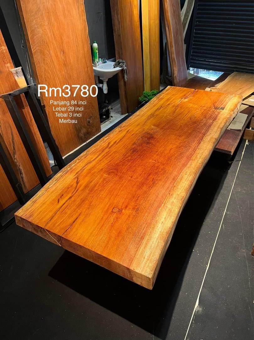 MERBAU TABLE, Furniture & Home Living, Outdoor Furniture on Carousell