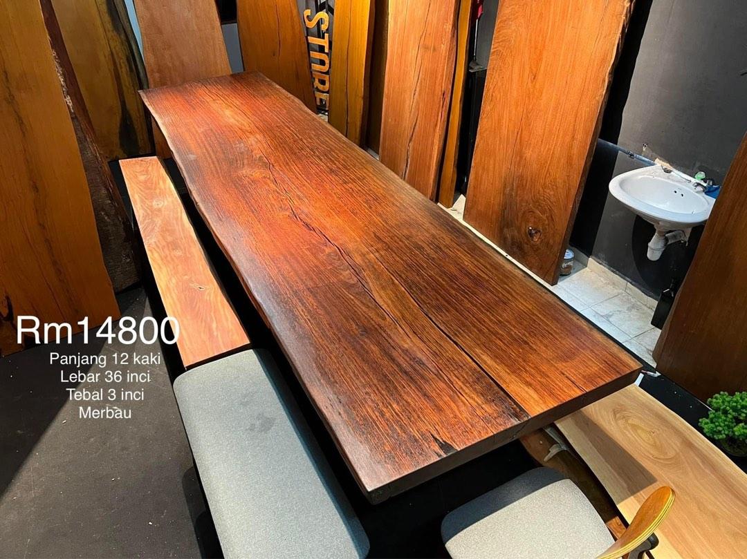 MERBAU TABLE, Furniture & Home Living, Furniture, Tables & Sets on ...