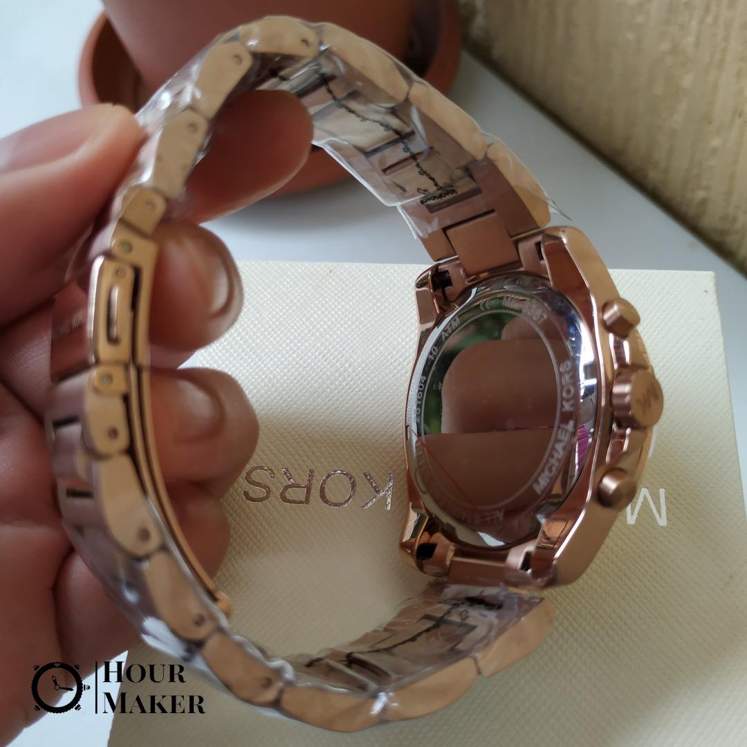 MICHAEL KORS Brecken MK6367 Chronograph Ladies Watch, Women's Fashion ...