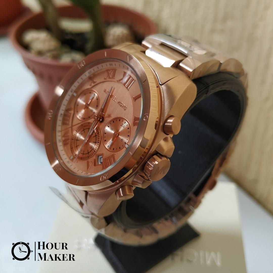 MICHAEL KORS Brecken MK6367 Chronograph Ladies Watch, Women's Fashion ...