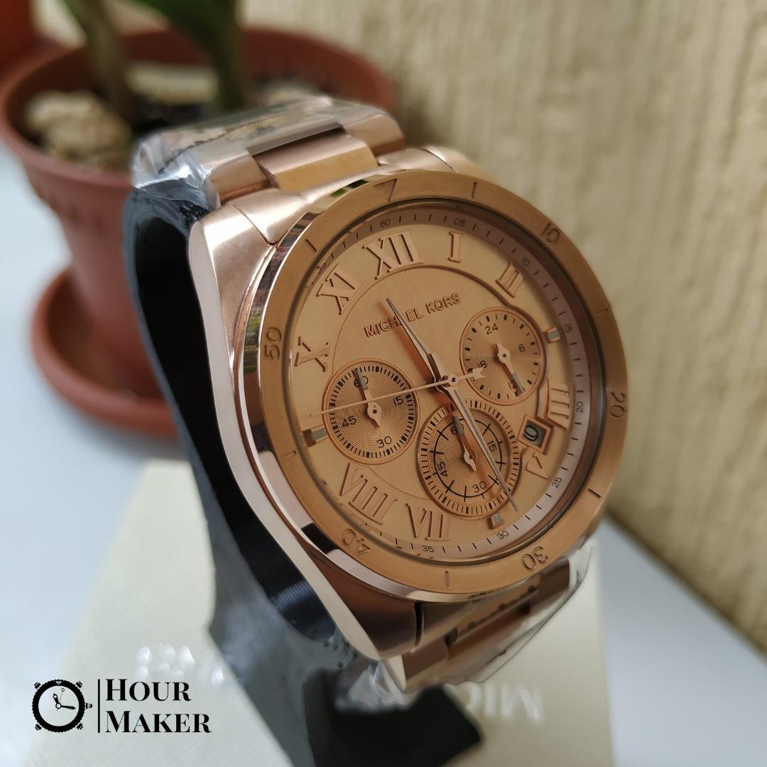 MICHAEL KORS Brecken MK6367 Chronograph Ladies Watch, Women's Fashion ...