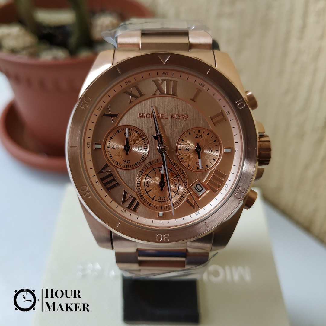 MICHAEL KORS Brecken MK6367 Chronograph Ladies Watch, Women's Fashion ...