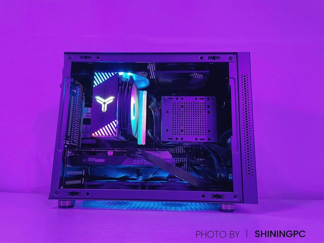 Mini ITX Gaming Desktop Promotion Gaming Desktop Ryzen 5 5500 with RTX ...