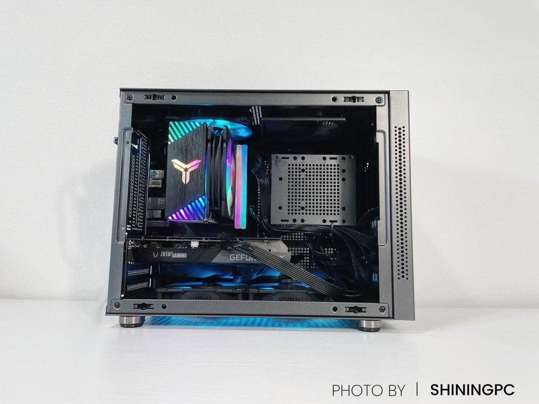 Mini ITX Gaming Desktop Promotion Gaming Desktop Ryzen 5 5500 with RTX ...