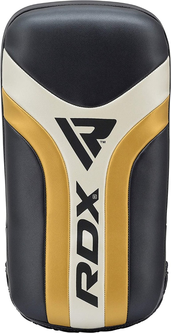 MMA Thai Pad for Training,Maya Hide Leather Curved Kick boxing Strike ...