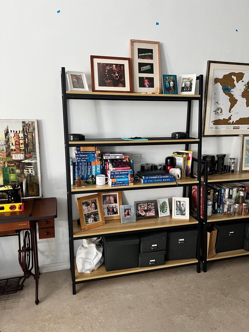 Modern industrial style shelving unit, Furniture & Home Living ...
