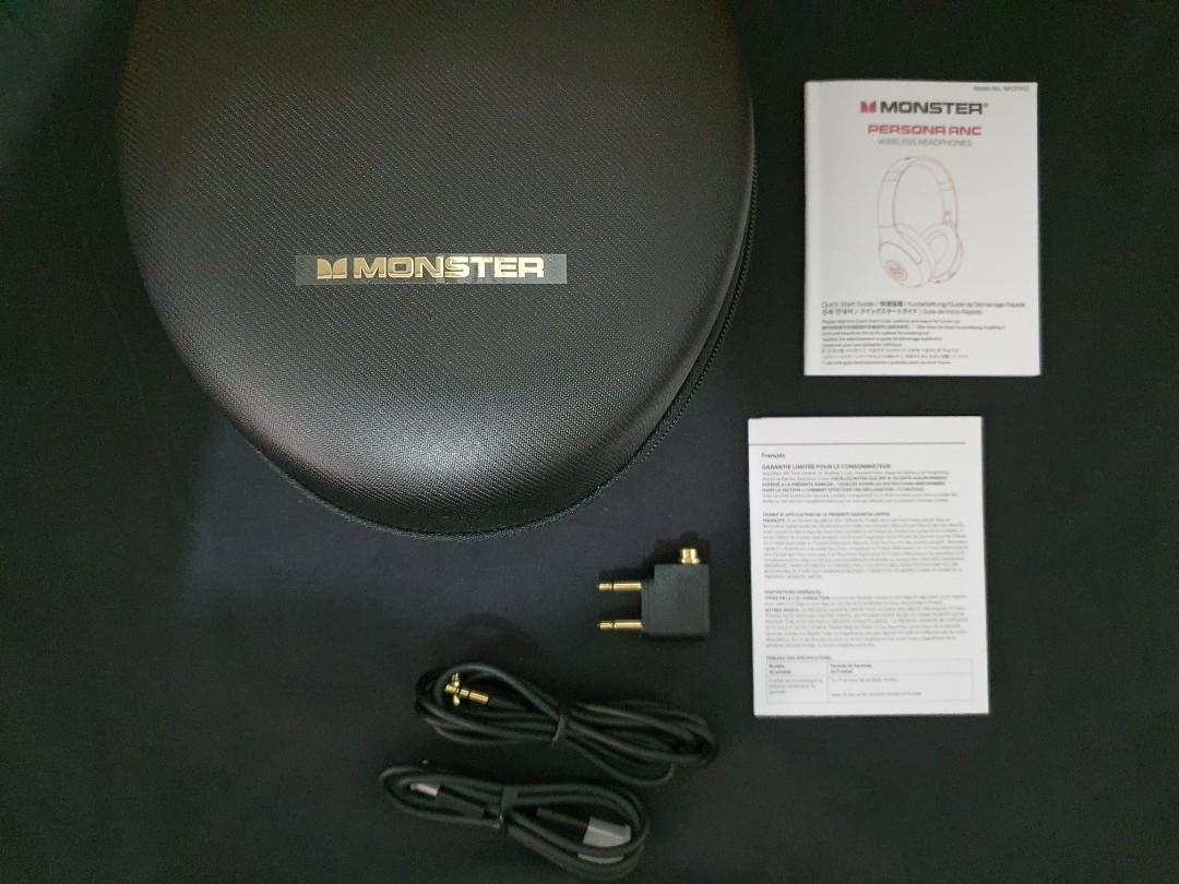 Monster Persona ANC Wireless Headphones, Audio, Headphones & Headsets ...