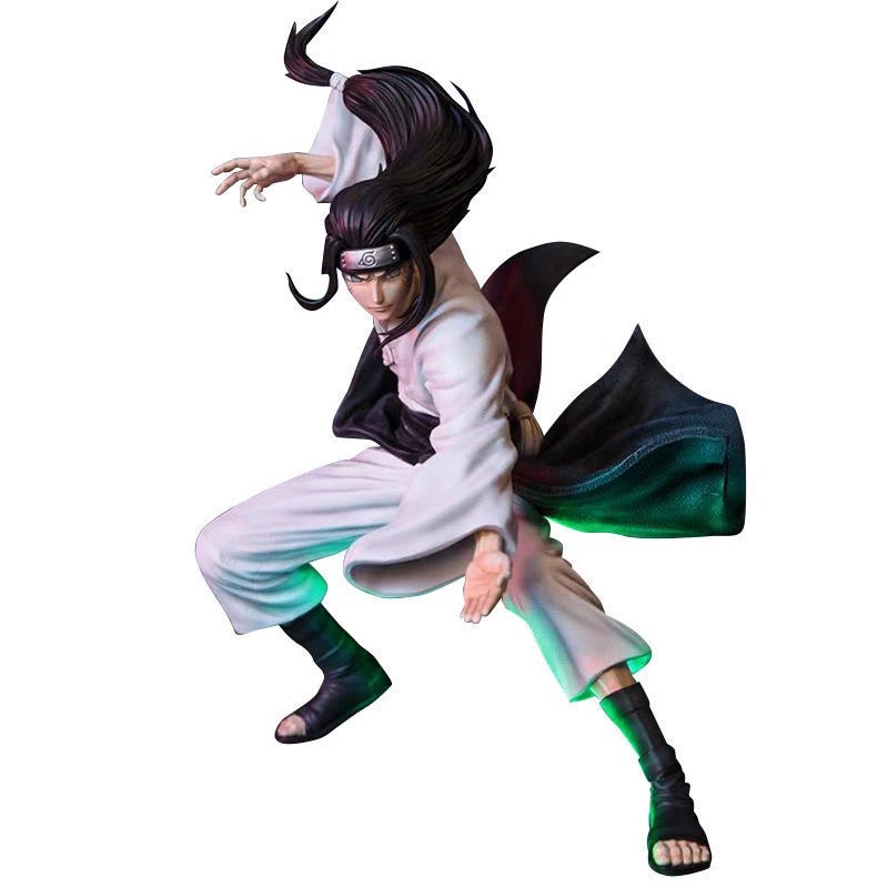 Naruto Shippuden Anime Figurine Model Hyuga Neji Figure 30cm Statue ...