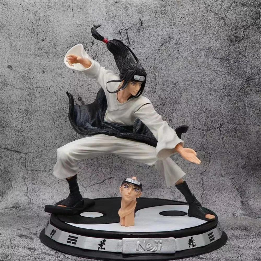 Naruto Shippuden Anime Figurine Model Hyuga Neji Figure 30cm Statue ...