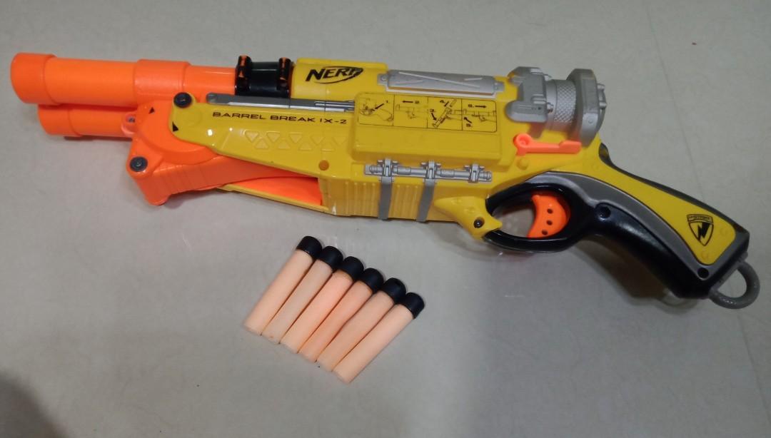 Nerf Barrel Break IX-2 with bullets, Hobbies & Toys, Toys & Games on ...